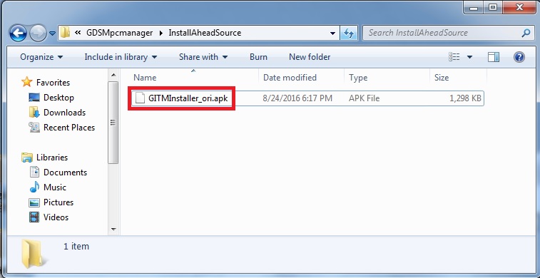 Not able to Install GDS Mobile/ KDS on tablet PC[Galaxy Note 2012 ...